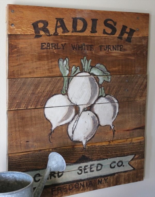 Pallet Seed Packet Sign | Pallet Furniture Plans