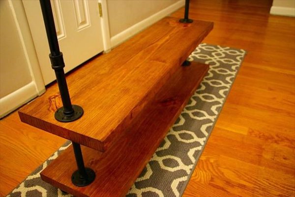 Industrial Pallet Clothing Rack | Pallet Furniture Plans